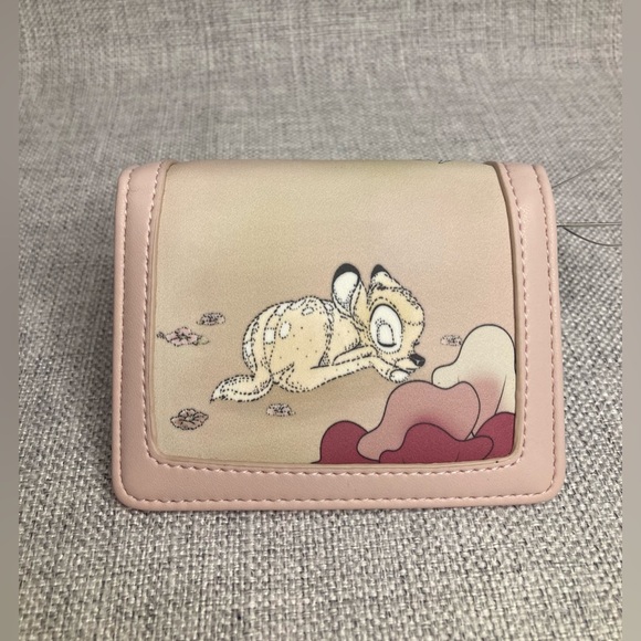 Bags | Our Universe Disney Bambi Sleeping With Petals Small Wallet ...